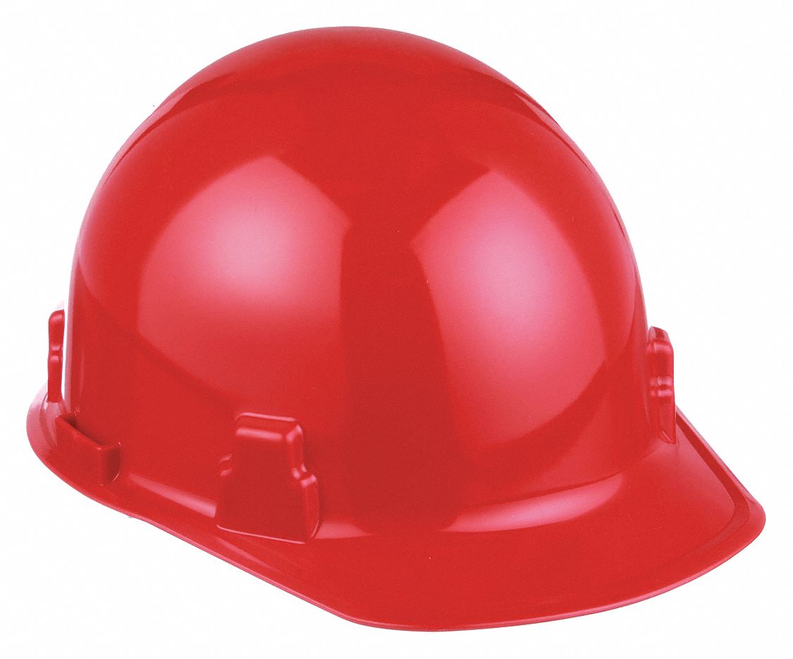 MSA, Red, No Graphics, Hard Hat - 3NXX5|486961 - Grainger