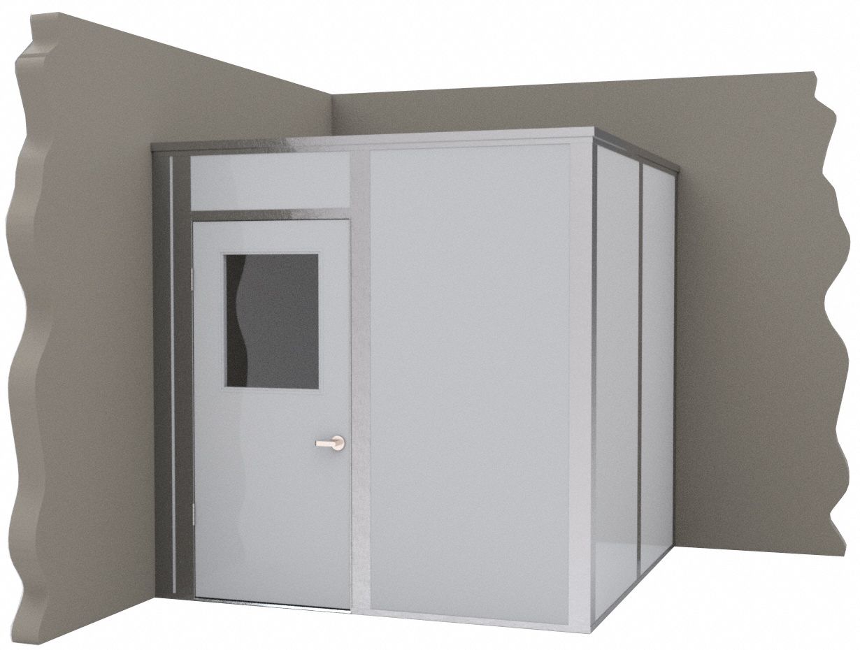 PORTA-KING, 8 ft x 8 ft x 8 ft, 2 Walls, Modular In-Plant Office ... PORTA-KING, 8 ft x 8 ft x 8 ft, 2 Walls, Modular In-Plant Office ...
