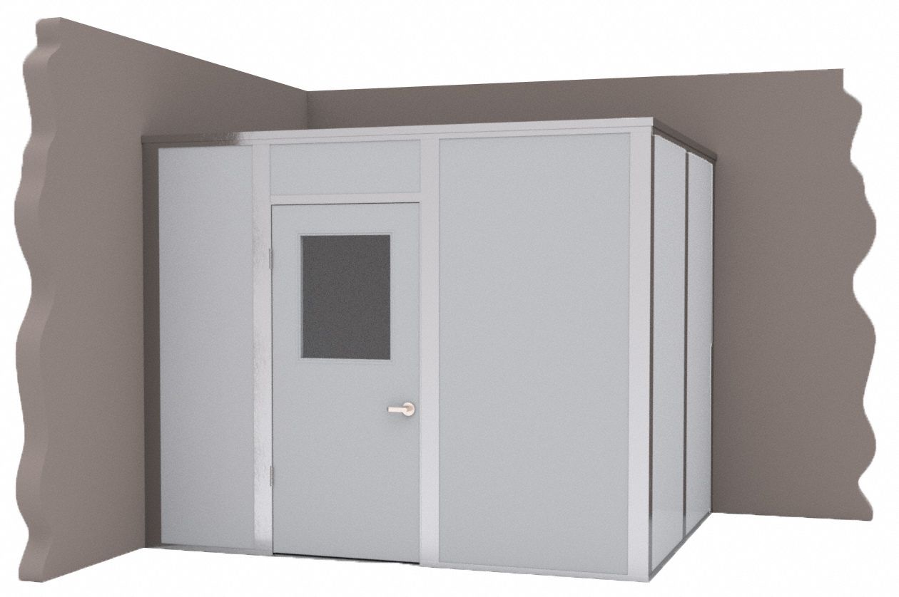PORTA-KING, 10 ft x 8 ft x 8 ft, 2 Walls, Modular In-Plant Office ... PORTA-KING, 10 ft x 8 ft x 8 ft, 2 Walls, Modular In-Plant Office ...