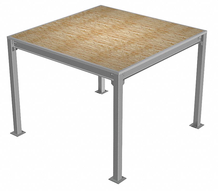 PORTA-KING, 12 ft x 12 ft x 9 ft, Unassembled, Platform Mezzanine ...