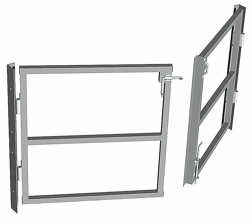 PORTA-KING, 42 in x 76 in, Unassembled, Swing Gate - 3NYH6|PK-SWGATE-6 ...
