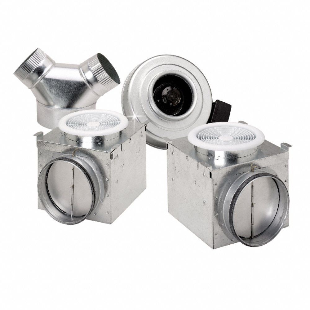 Fantech Bath Exhaust Fan 6 Inch Duct 370 CFM 2 Grille Item# 11841 Model ...