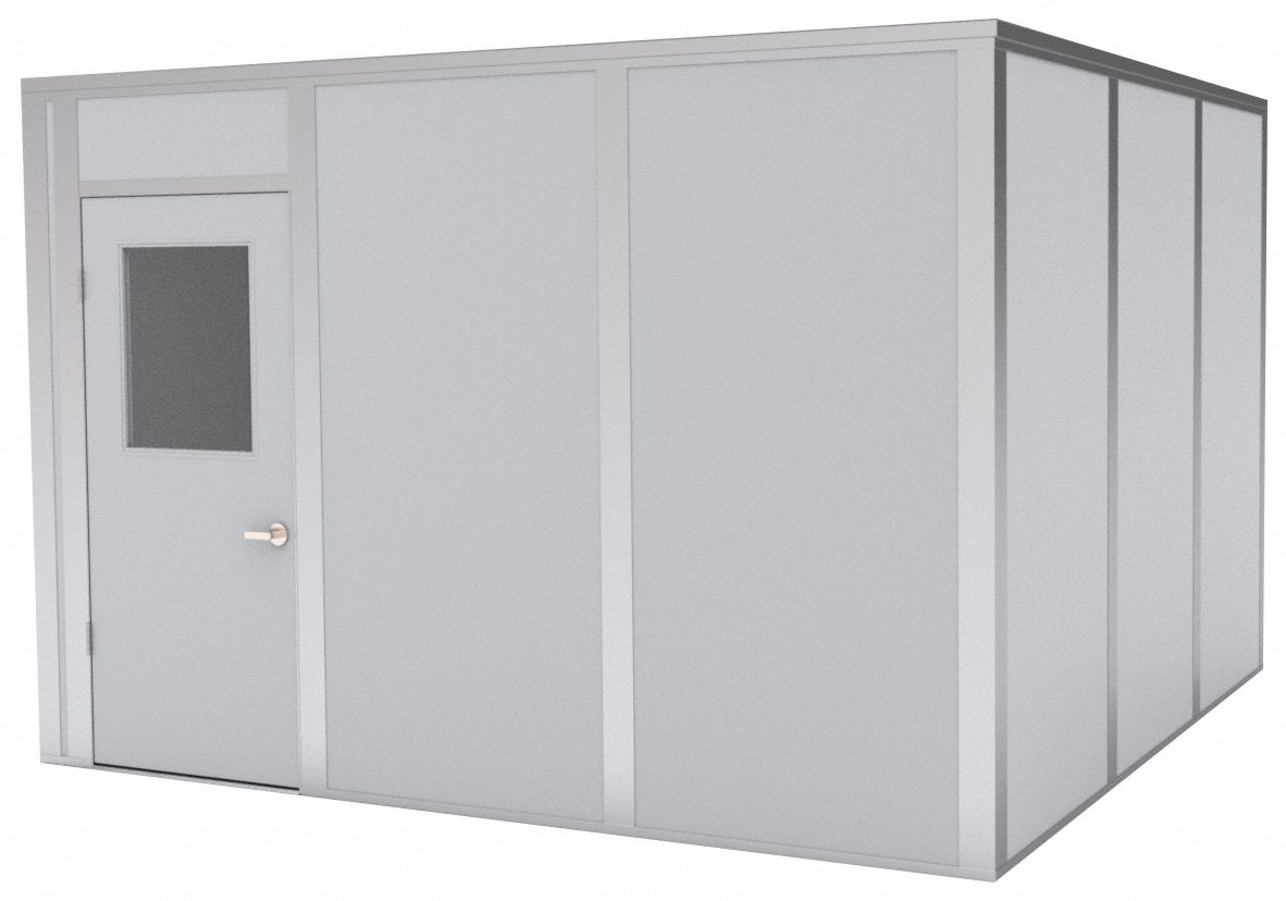 PORTA-KING, 12 ft x 12 ft x 8 ft, 4 Walls, Modular In-Plant Office ... PORTA-KING, 12 ft x 12 ft x 8 ft, 4 Walls, Modular In-Plant Office ...
