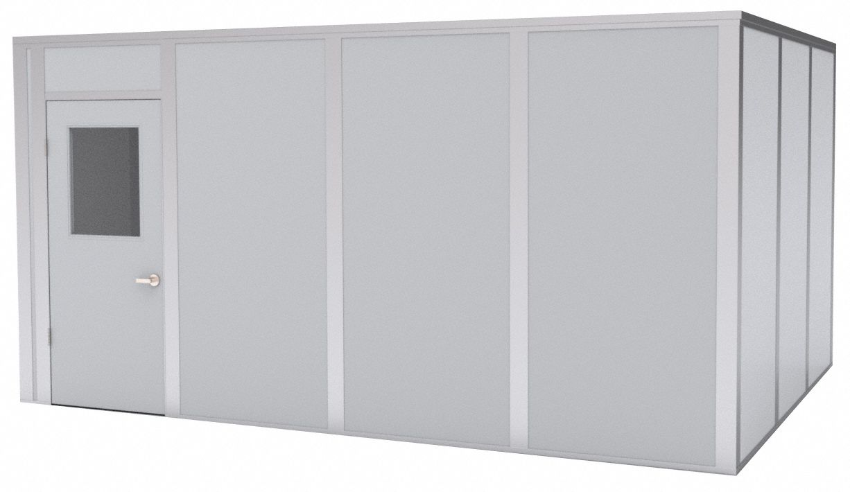 PORTA-KING, 16 ft x 12 ft x 8 ft, 4 Walls, Modular In-Plant Office ... PORTA-KING, 16 ft x 12 ft x 8 ft, 4 Walls, Modular In-Plant Office ...