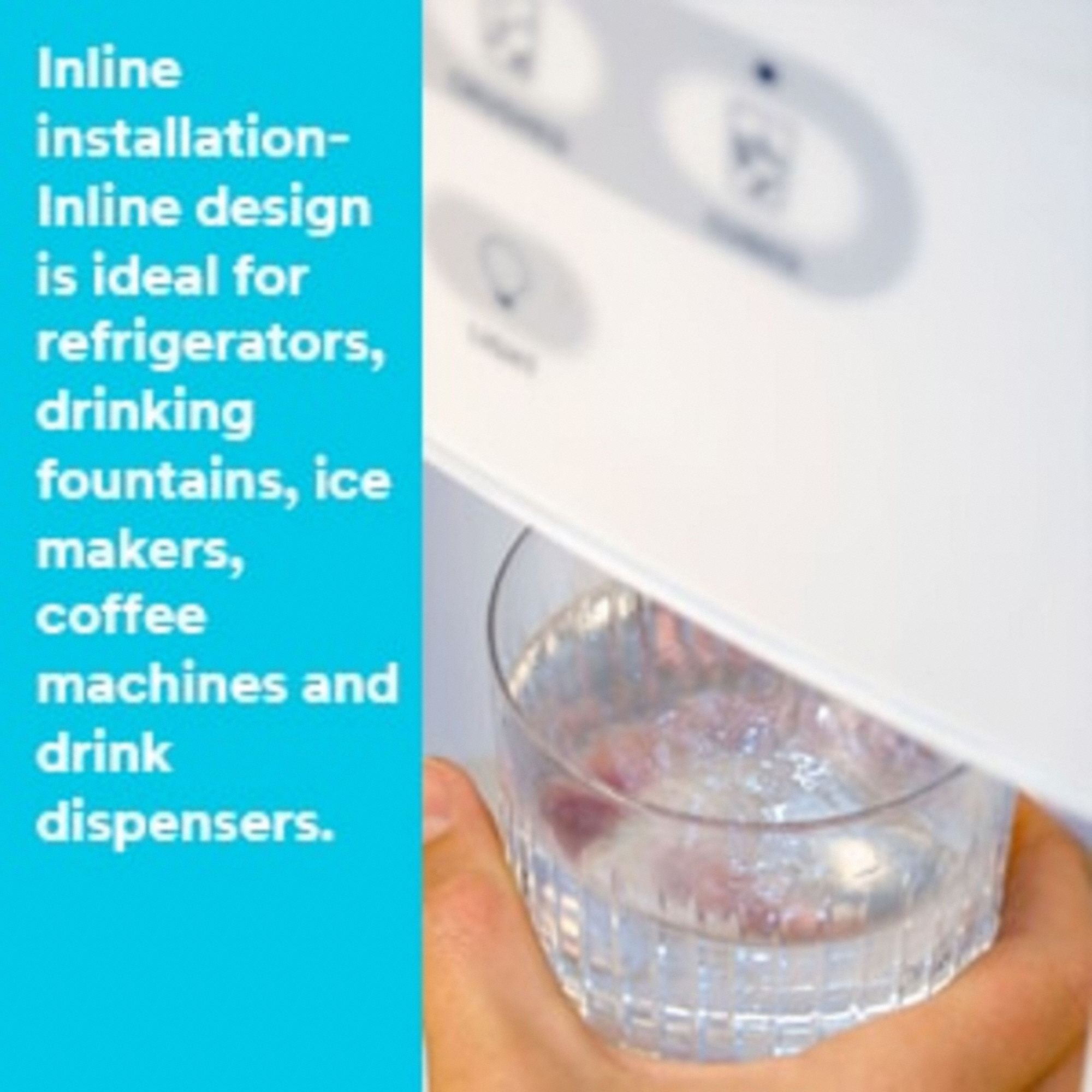 3M AQUA-PURE Inline Water Filter: 5 micron, 0.5 gpm, 1,500 gal, 8 3/8 ...