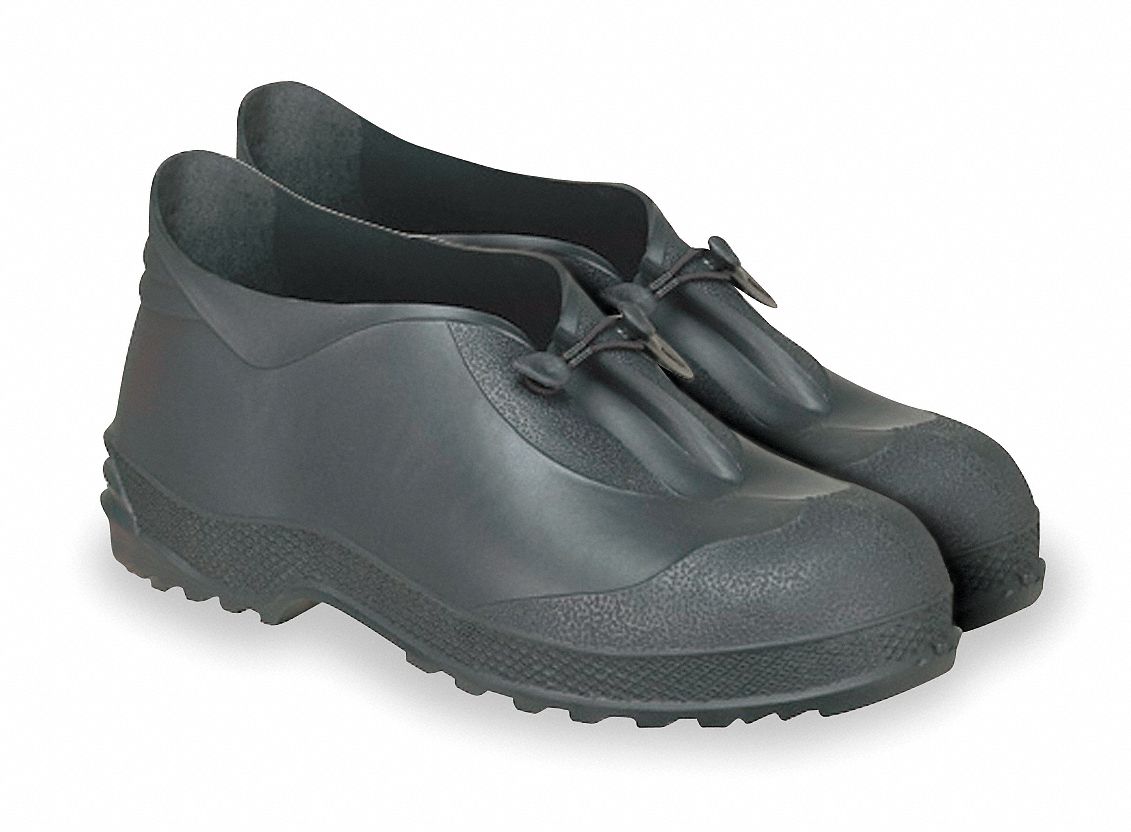 Overshoes, Men's, Fits Shoe Size 15 to 16, PVC Outsole Material, 1 PR ...
