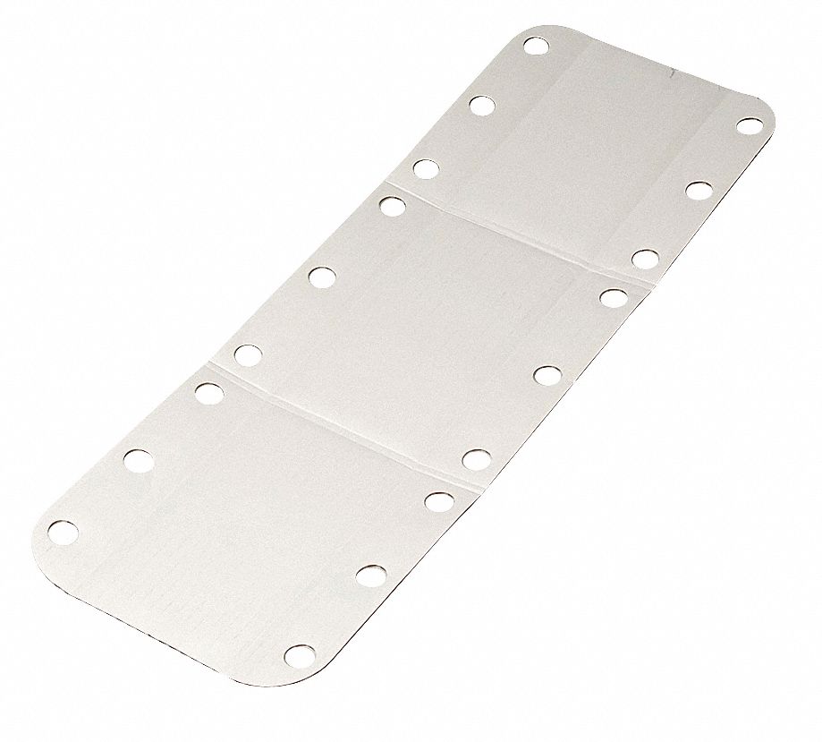 Splint, Cardboard, Leg, White, 28 in Length, 15 3/4 in Width - Grainger