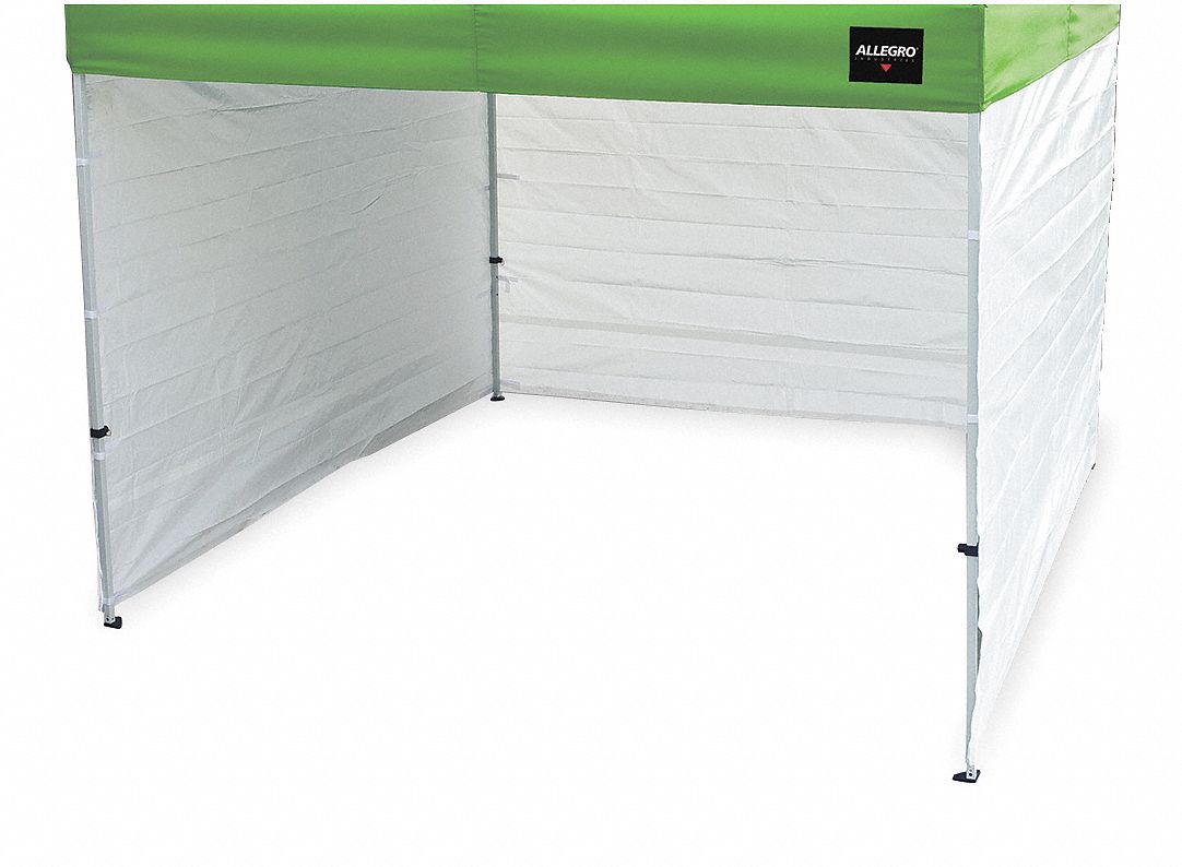 ALLEGRO, 10 ft x 10 ft x 6 ft, White, Side Wall Kit - 3PAL8|9403-11 ...