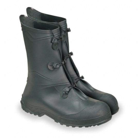 RAINFAIR Overboots, Men's, Fits Shoe Size 13 to 14, PVC Outsole ...