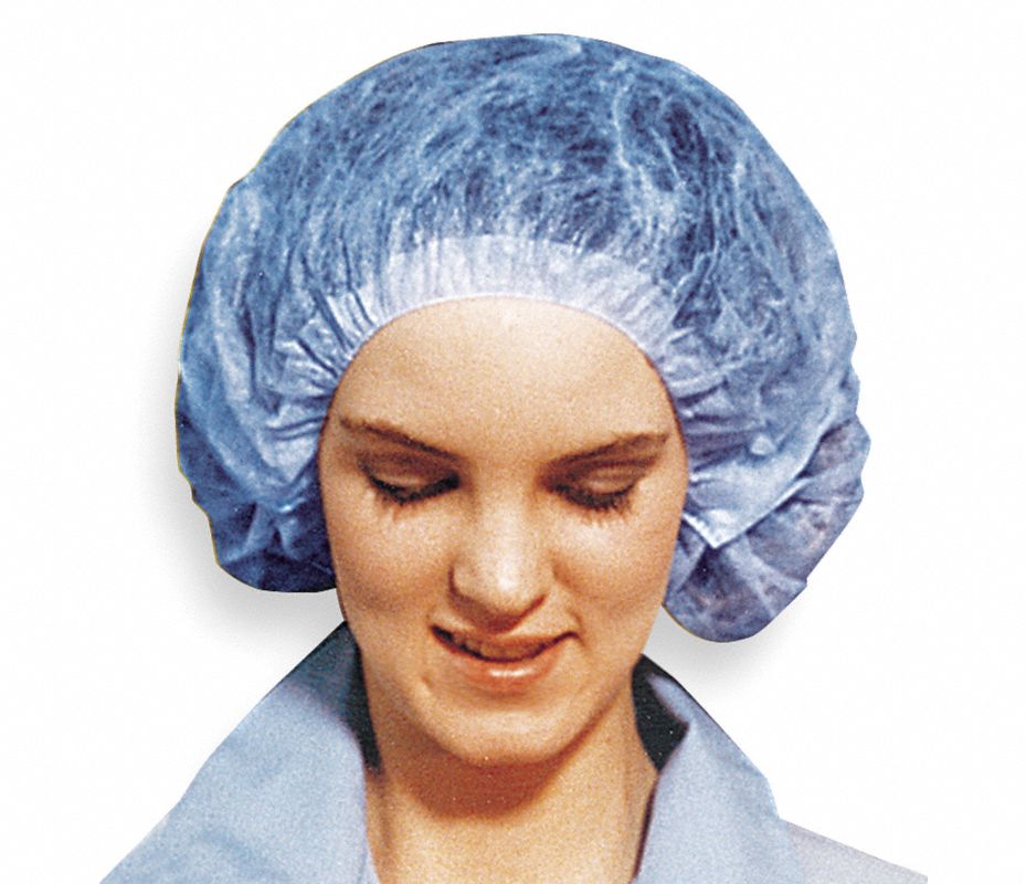 CELLUCAP Cofia Polipropileno - Libre de Pelusa Azul 21" Paquete con 100 ...