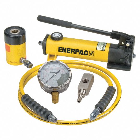 ENERPAC, 12 ton Cylinder Nominal Capacity, 1 5/8 in Cylinder Stroke ...