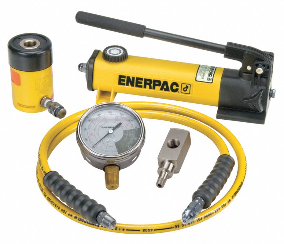ENERPAC Bomba y Cilindro, Capacidad Nominal del Cilindro 12 ton ...
