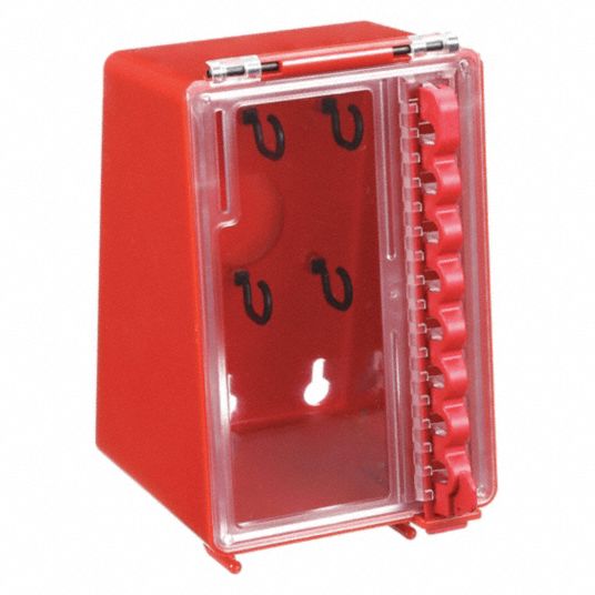 BRADY, Plastic, Red, Group Lockout Box - 3PDE2|50938 - Grainger