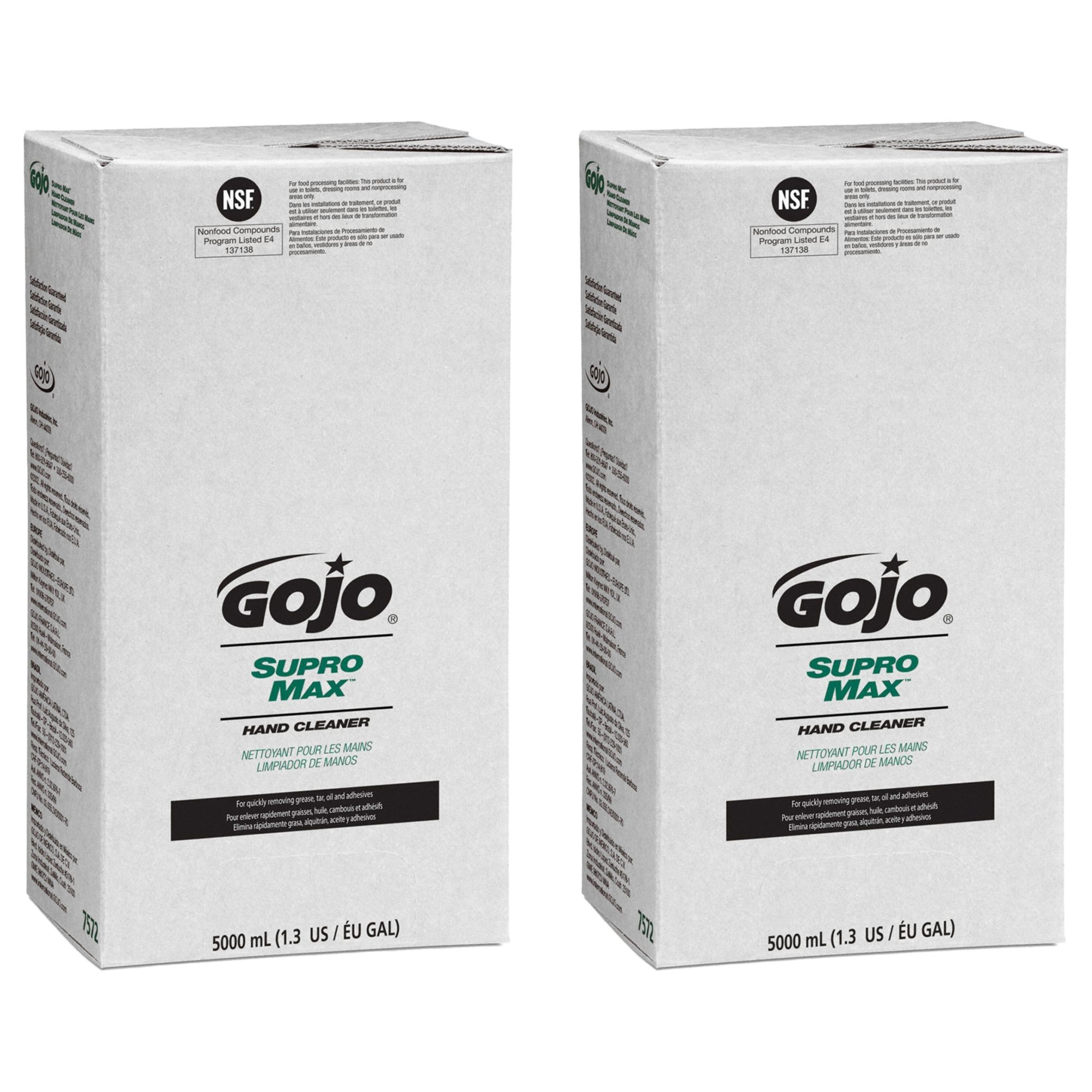 GOJO, Liquid, Mfr Dispenser Part # PRO5000 Refill, Hand Cleaner - 3PE98 ...