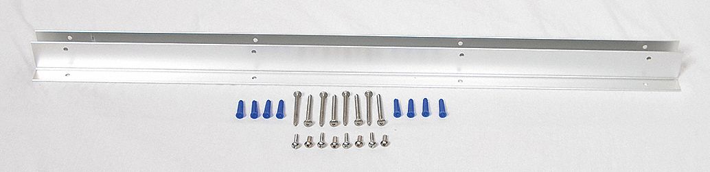 ASI GLOBAL, Aluminum, Bright, Urinal Screen Bracket - 3PEL1|40-8449000 ...