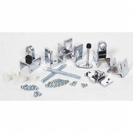 ASI GLOBAL, Zinc, Bright, Inswing Door Kit - 3PEL6|40-8512003 - Grainger