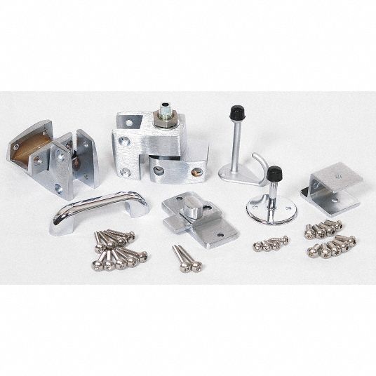 ASI GLOBAL, Zinc, Bright, Outswing Door Kit - 3PEL9|40-8571008 - Grainger