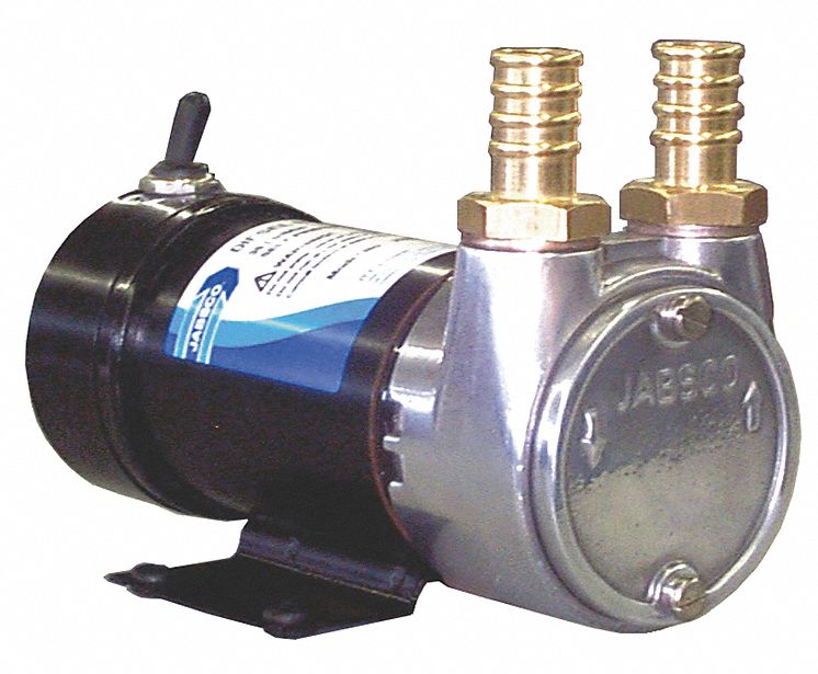 JABSCO, Aluminum, 12V DC, Vane Pump - 3PER6|23870-1200 - Grainger