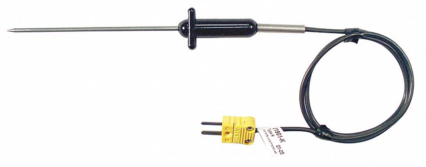 COOPER ATKINS Penetration Temperature Probe, Type K, For Application ...