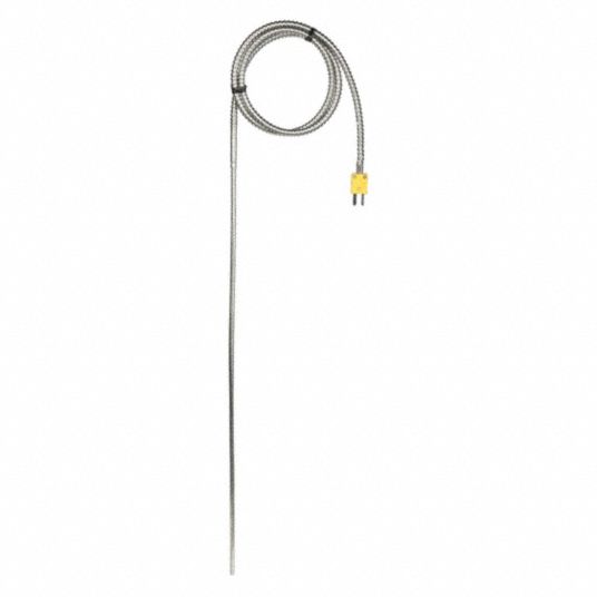 COOPER ATKINS, 32°F to 2,012°F /0°C to 1,100°C, 24 in Probe Lg ...