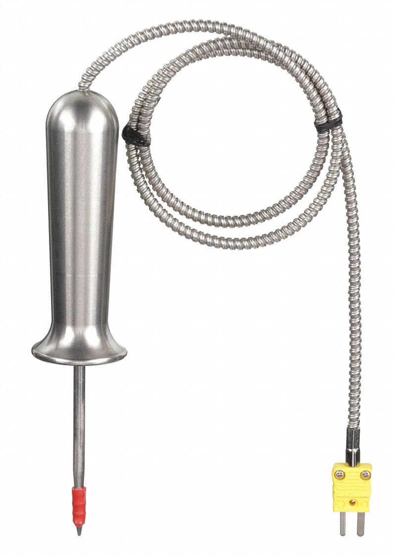 Thermocouple, Type K, Immersion Temperature Probe - 3PEX3|50101-K ...