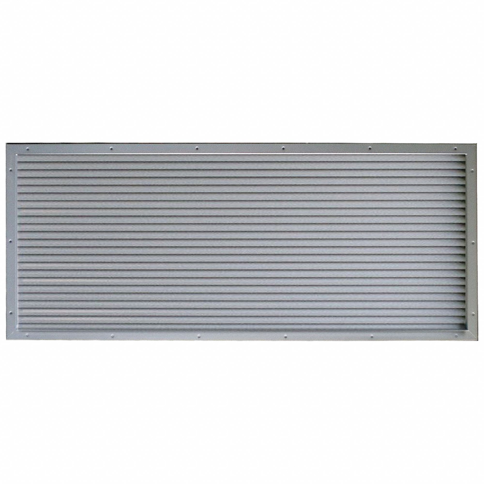 Steel, 6 in Louver Ht, Door Louver Kits - 3PFX9|LV-IY-G 24 x 6 - Grainger