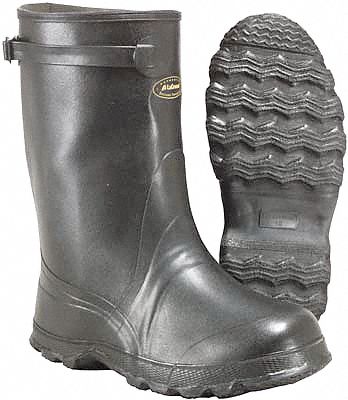 Overboots, Men's, Fits Shoe Size 12, Rubber Outsole Material, 1 PR ...