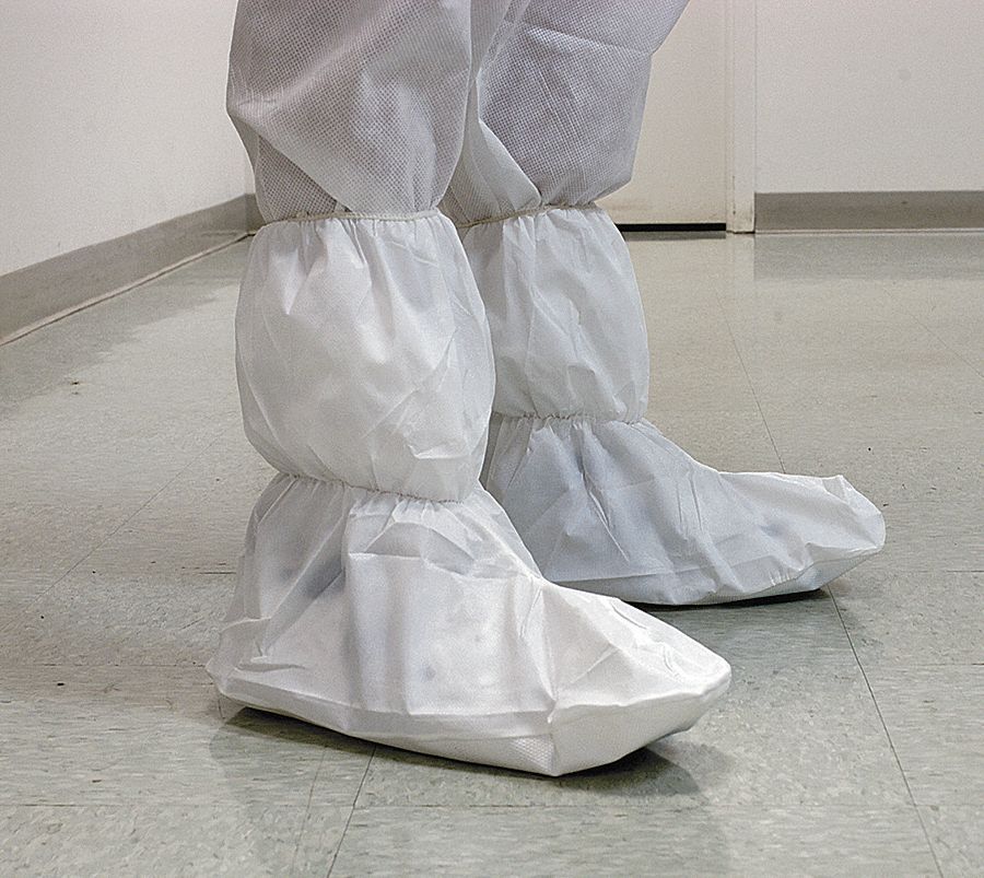 Boot Covers, XL, White, PK 50 - Grainger