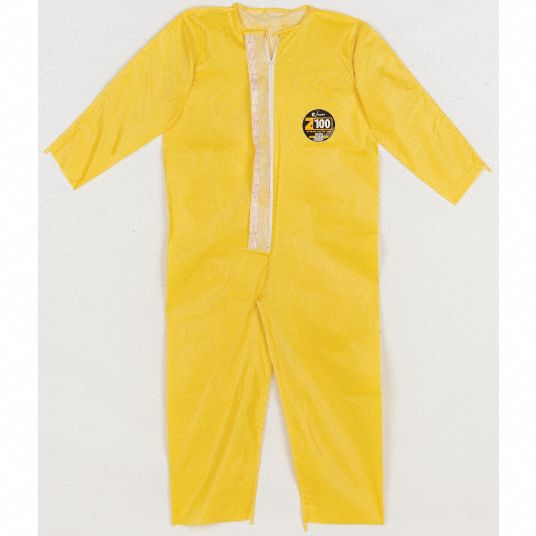 Collared Chemical Resistant Coveralls - Grainger