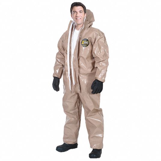 Hooded Chemical Resistant Coveralls - Grainger