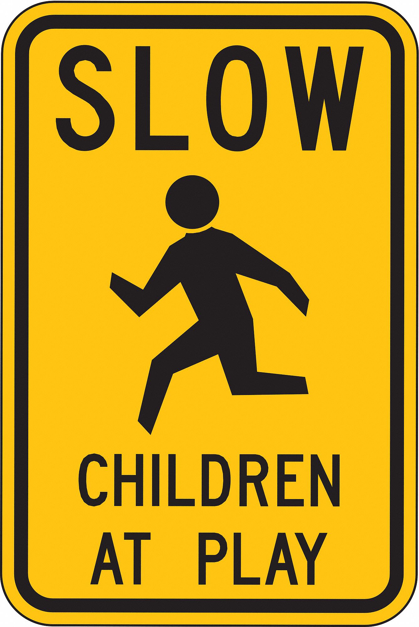 Traffic Sign, MUTCD Code S5-1, Rectangle, Aluminum, Sign Background ...