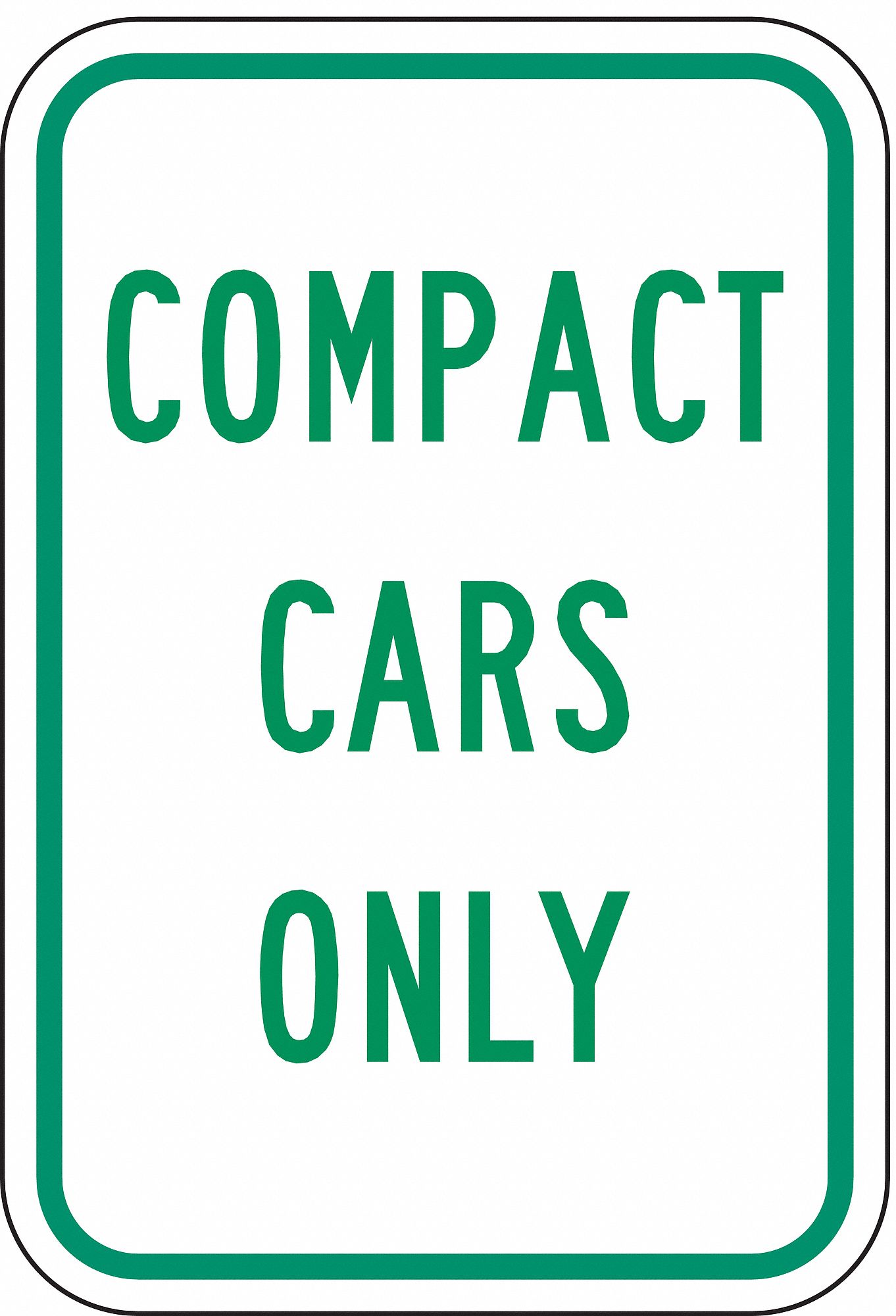 18 in x 12 in Nominal Sign Size, Aluminum, Parking Sign - 3PLY8|LR7-77 ...