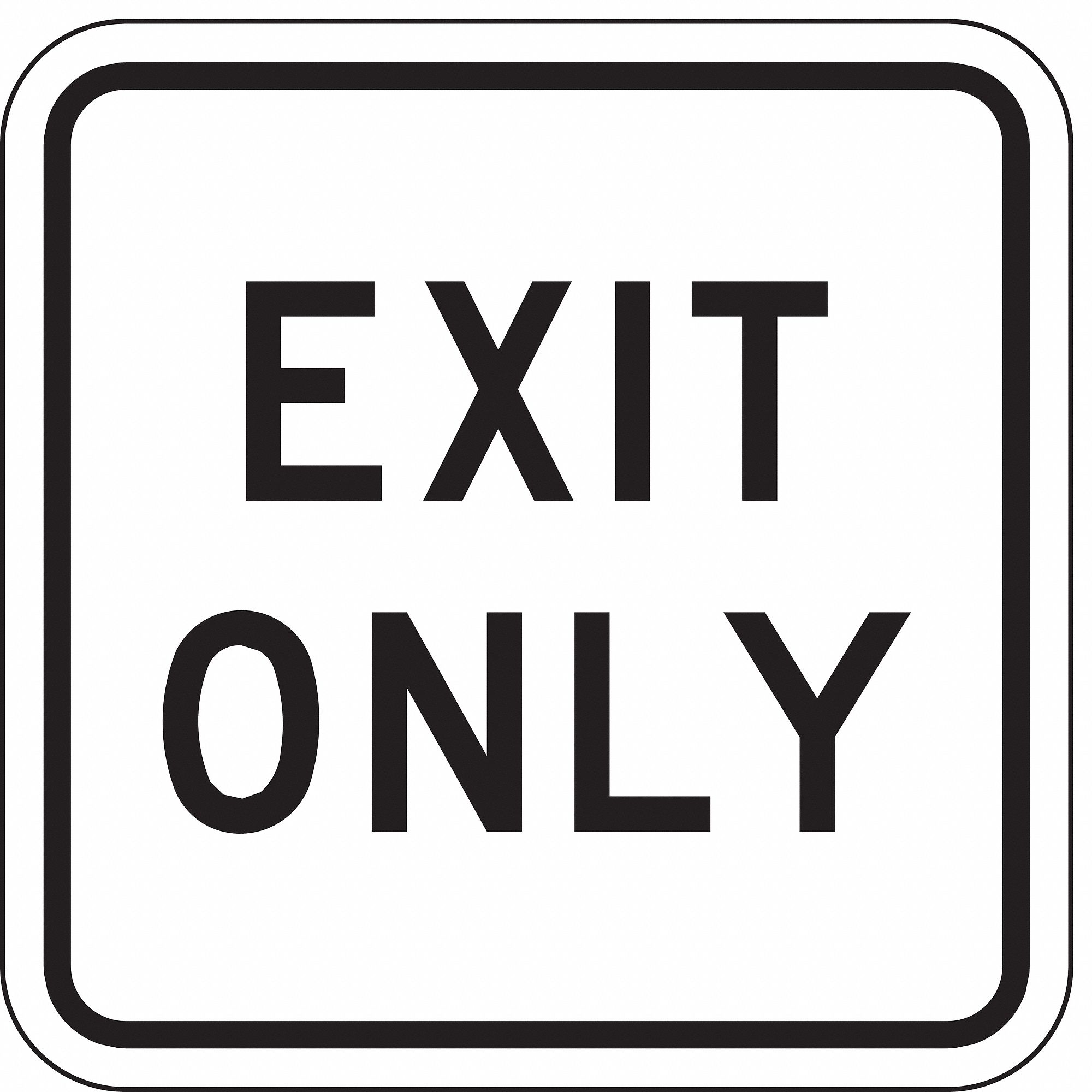 Traffic Sign, MUTCD Code R7-201 - Grainger