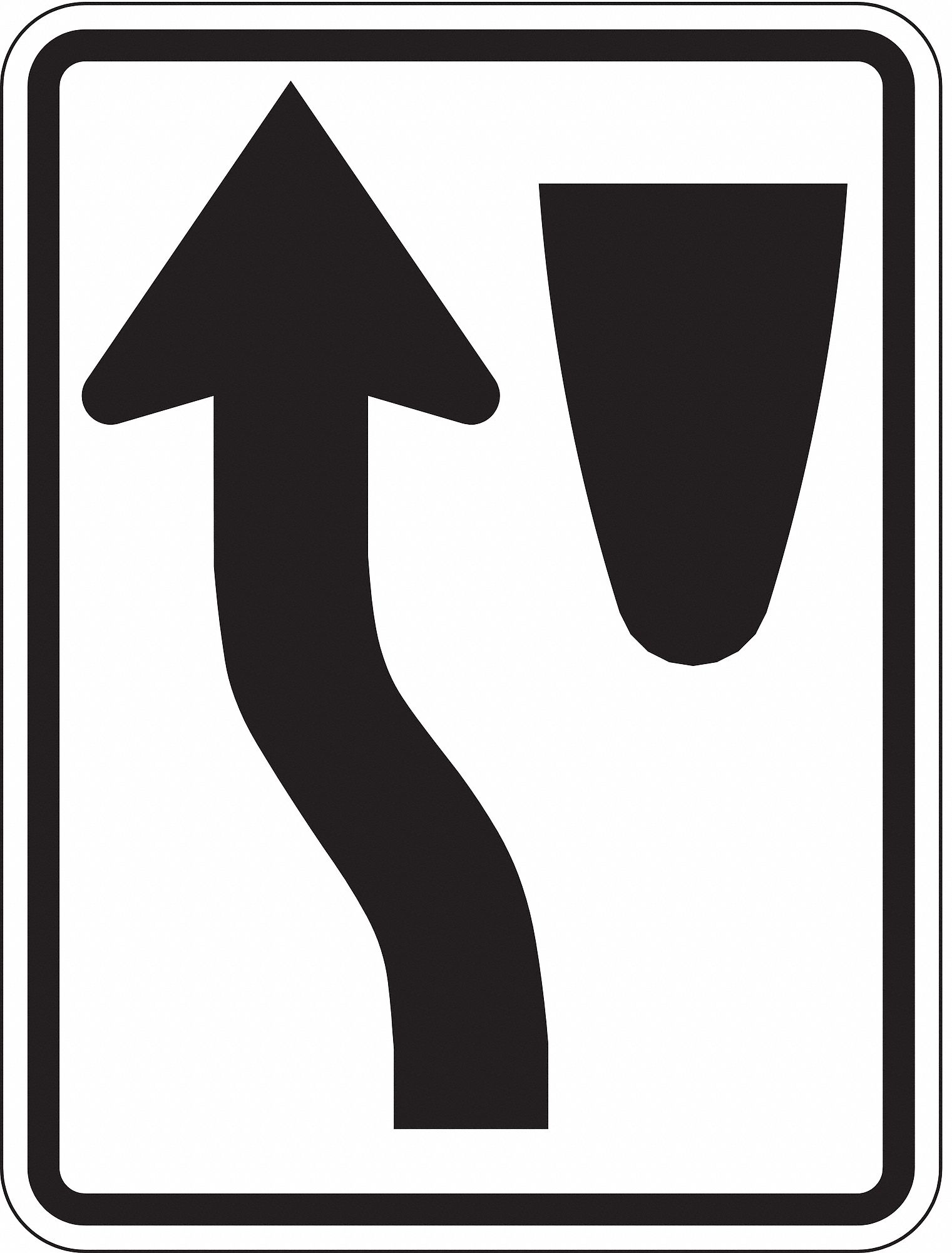 24 in x 18 in Nominal Sign Size, Aluminum, Traffic Sign - 3PMF6|R4-8 ...