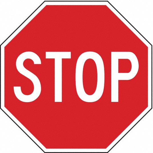 Stop Sign, MUTCD Code R1-1 - Grainger