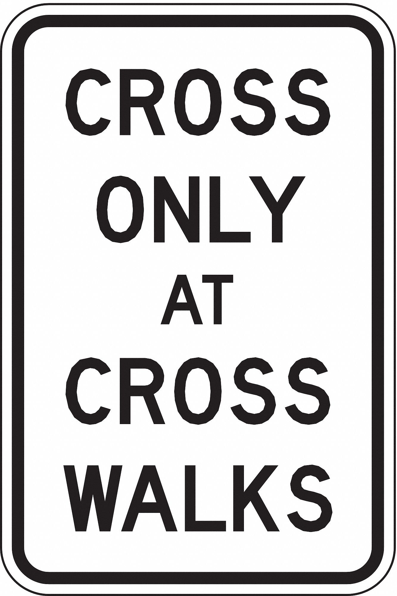 18 in x 12 in Nominal Sign Size, Aluminum, Traffic Sign - 3PNA5|R9-2 ...