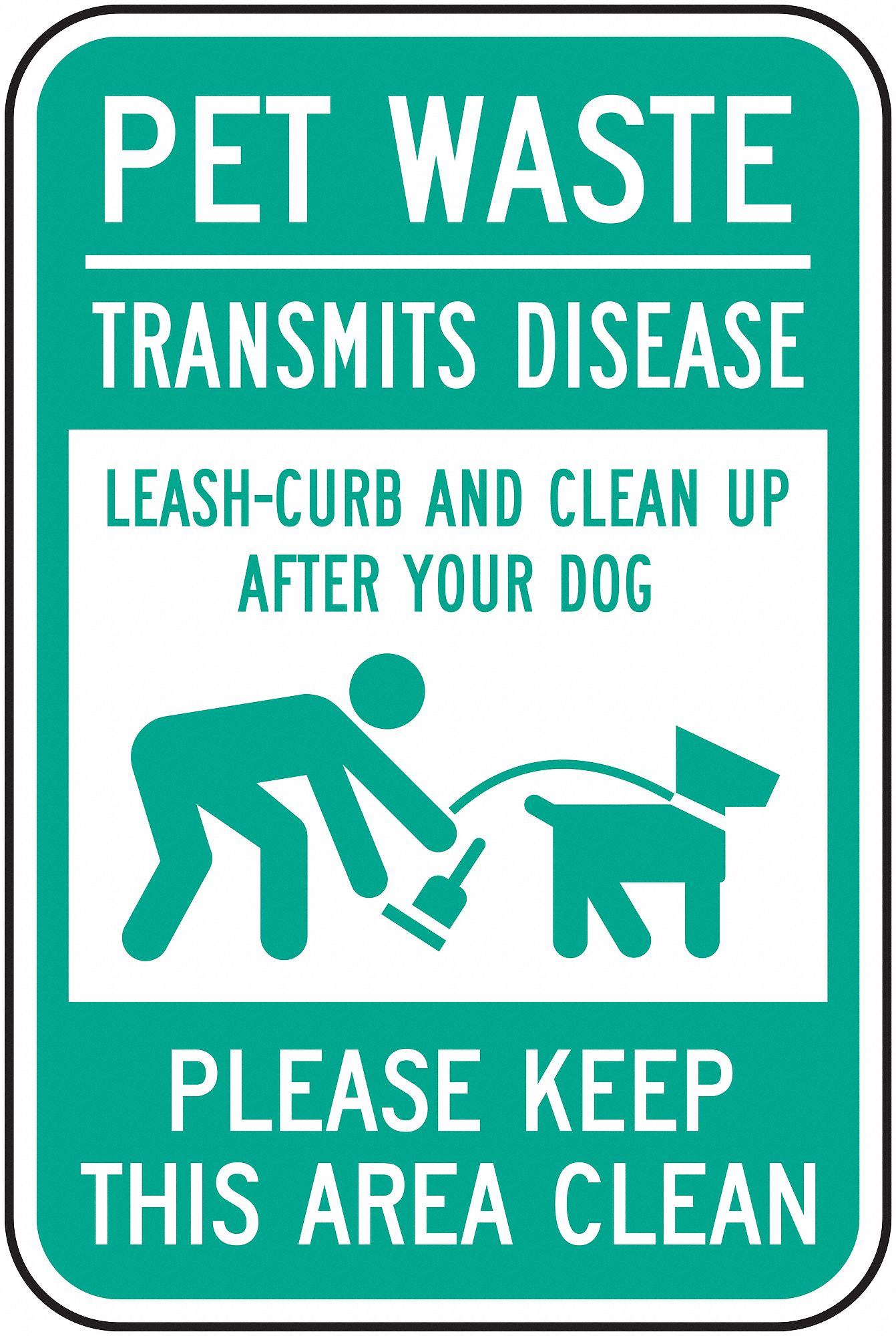 Aluminum, With Mounting Holes Sign Mounting, Pet Sign - 3PNE4|115208 ...