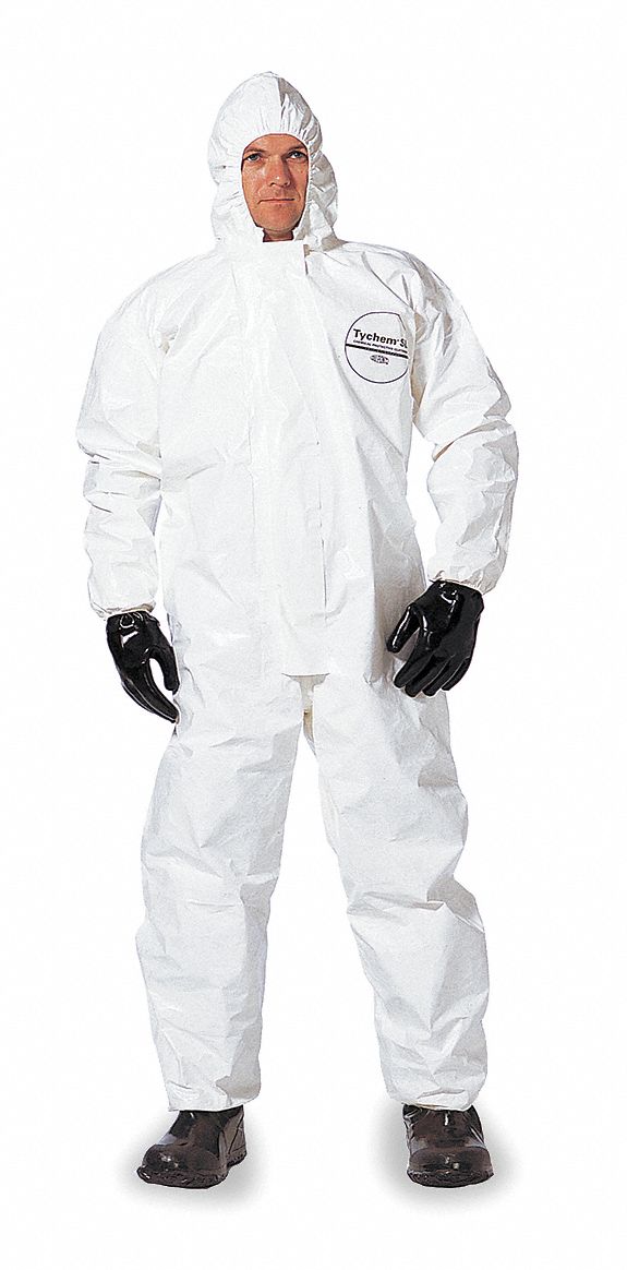DUPONT Overol Resistente a los Químicos Tychem® QC Blanco Talla XG ...
