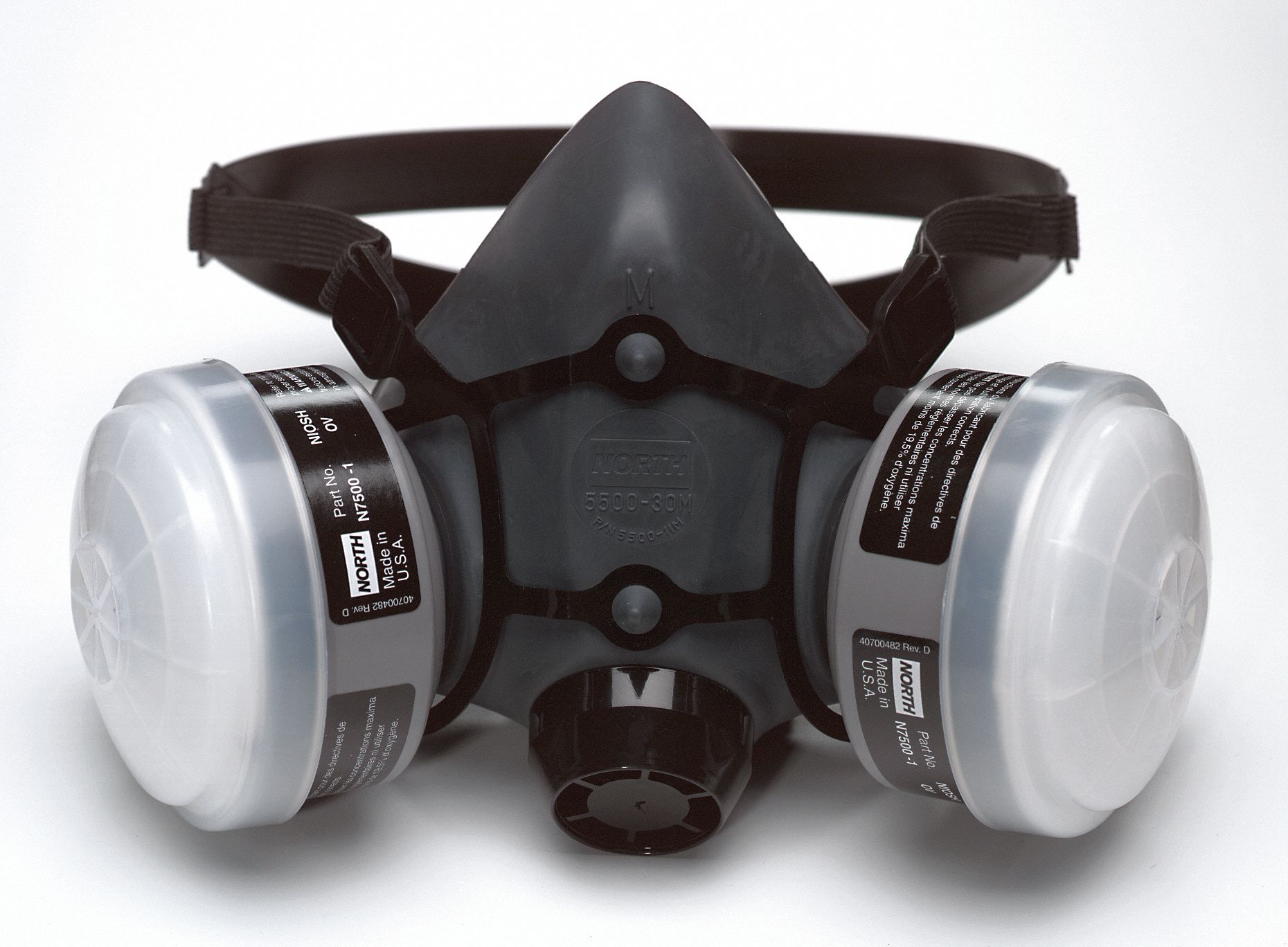 HONEYWELL NORTH 5500 4 Cartridges Included Half Mask Respirator Kit