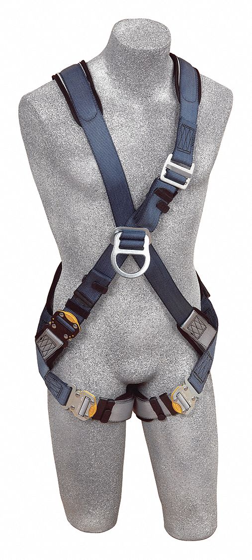 3M DBI-SALA Full Body Harness: Climbing, Crossover Harness, Back/Chest ...