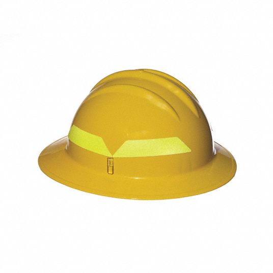 BULLARD, 6-1/2 to 8 Fits Hat Size, Yellow, Fire Helmet - 3PTY4|FHYLR ...