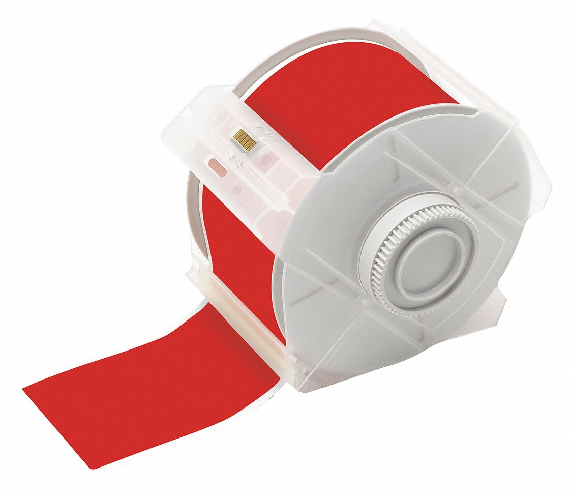 2 1/4 in x 100 ft, Vinyl, Continuous Label Roll - 3PU40|113120 - Grainger