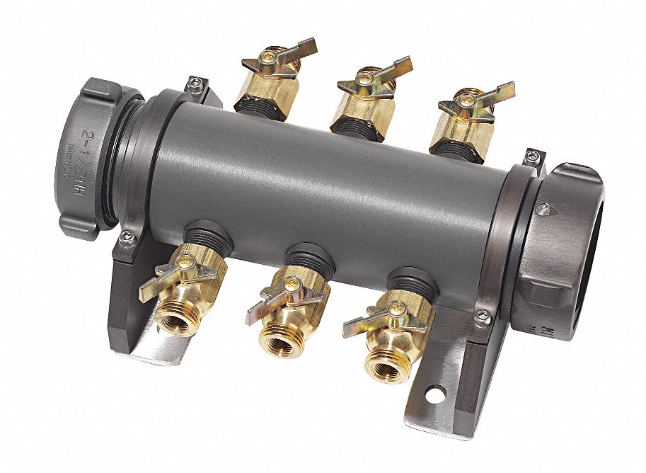 In-Line Male GHT Outlet and Valve - Grainger