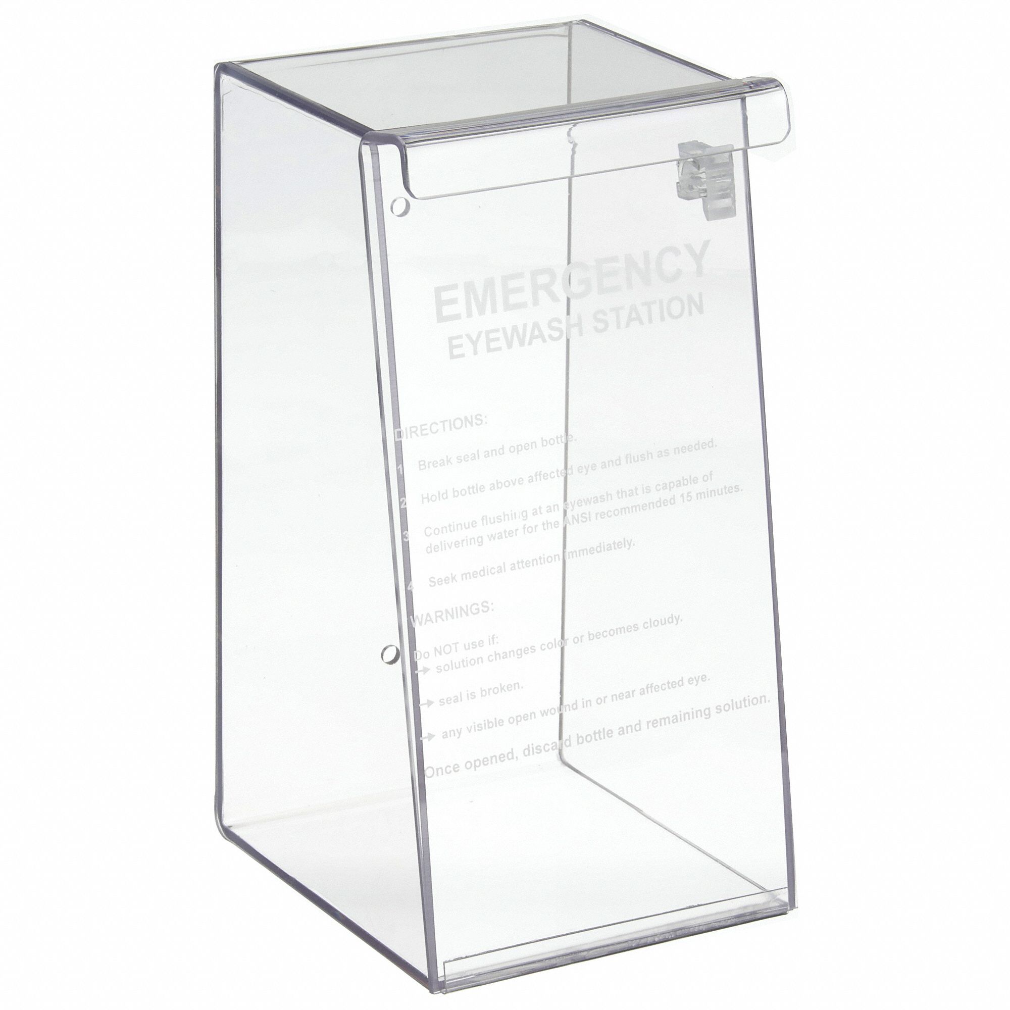 32 oz Size, Clear, Single Use Eyewash Station - 3PVL5|3PVL5 - Grainger