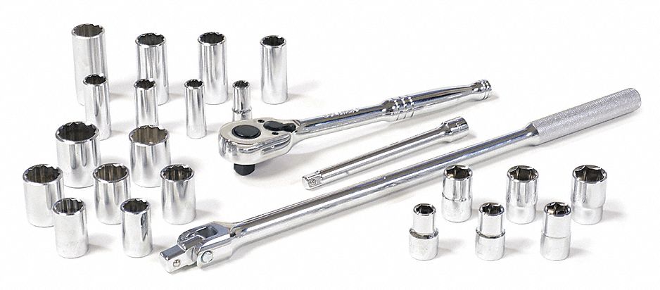 Socket Set 1/2dr - Grainger