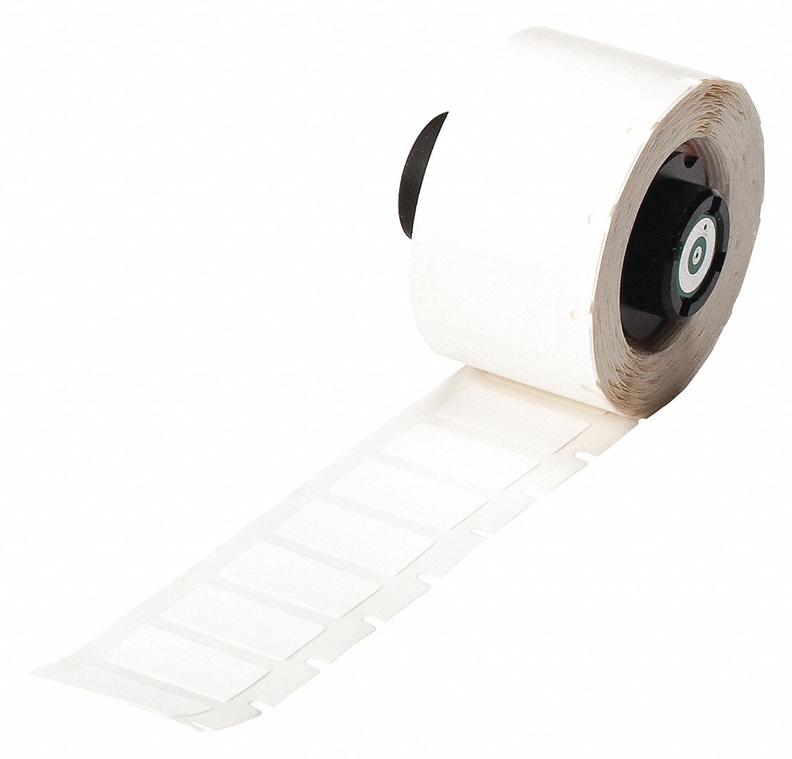 1/2 in x 29/32 in, Autoclavable Cryogenic Nylon, Precut Label Roll ...