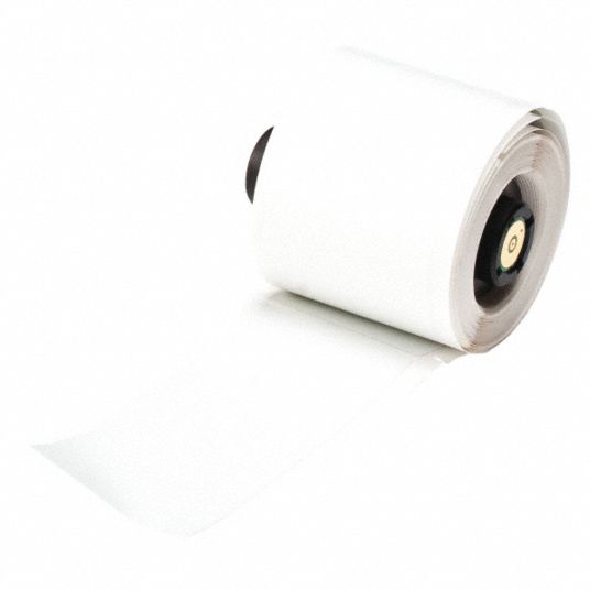 1 29/32 in x 4 in, Polyester, Pre-Cut Label Stock Roll - 3PYN7|PTL-38 ...