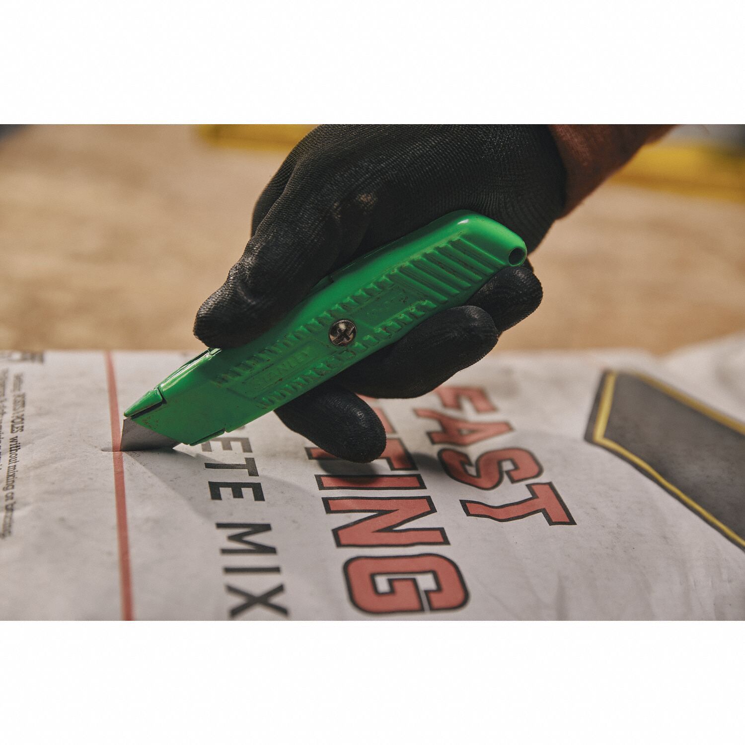 STANLEY Utility Knife: 6 in Overall Lg, Steel Std Tip, Textured, Metal ...