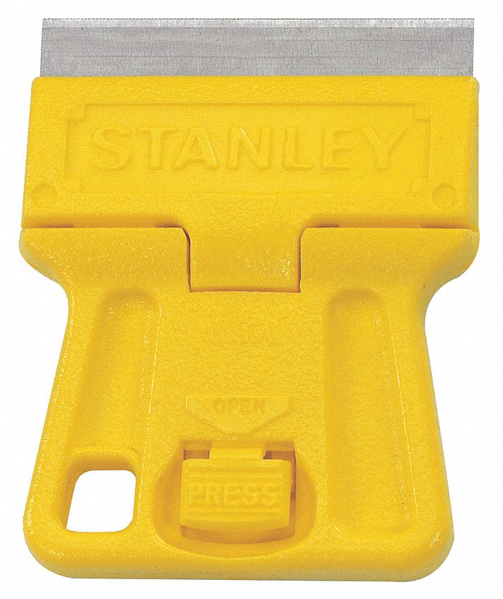 STANLEY Stiff Scraper with 1 1/2 in Carbon Steel Blade, Hi-Visibility ...