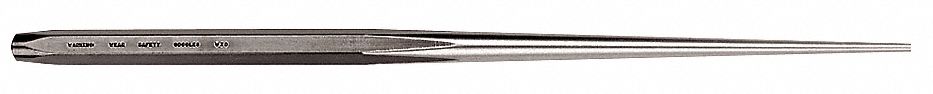 3/16 in Tip Dia, 5/8 in Shank Wd, Drive Pin Punch - 3R094|J155/8 - Grainger